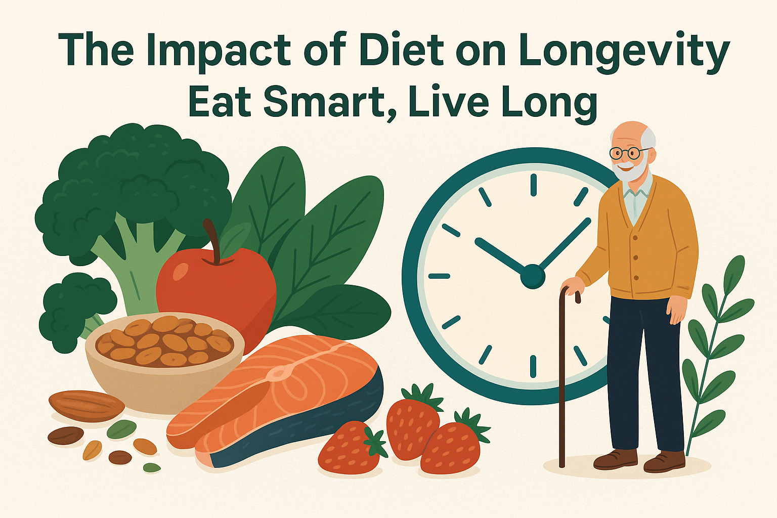 The Impact of Diet on Longevity: Eat Smart, Live Long 2025