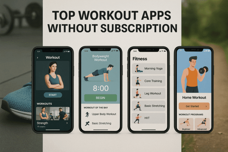 Best Fitness Apps for Tracking Workouts & Progress